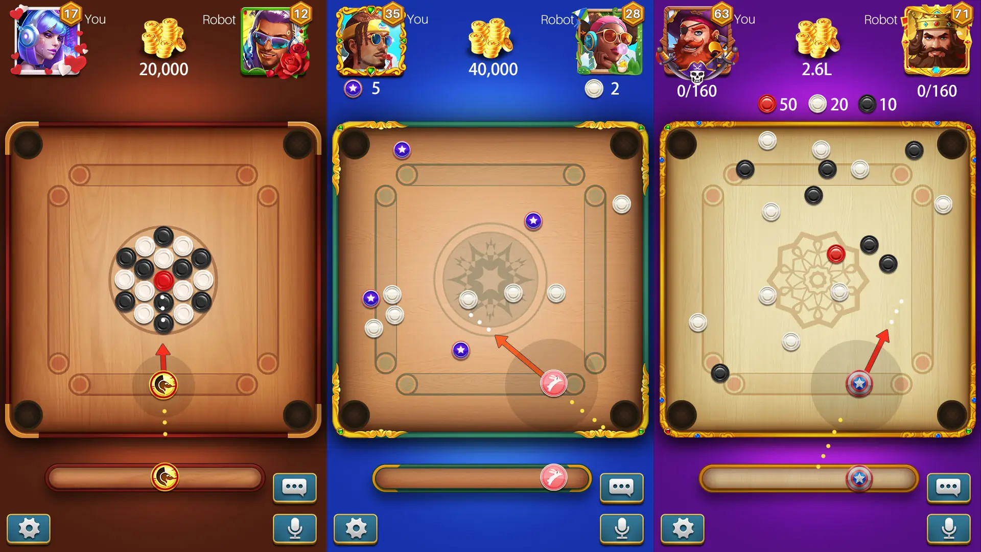 Carrom Lite-Board Offline Game (apk) download for Android