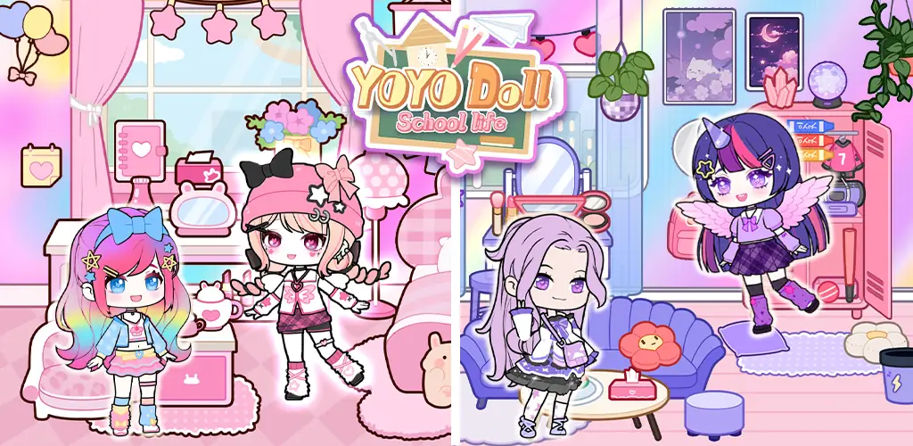 YOYO Doll School life Dress up (apk) download for Android