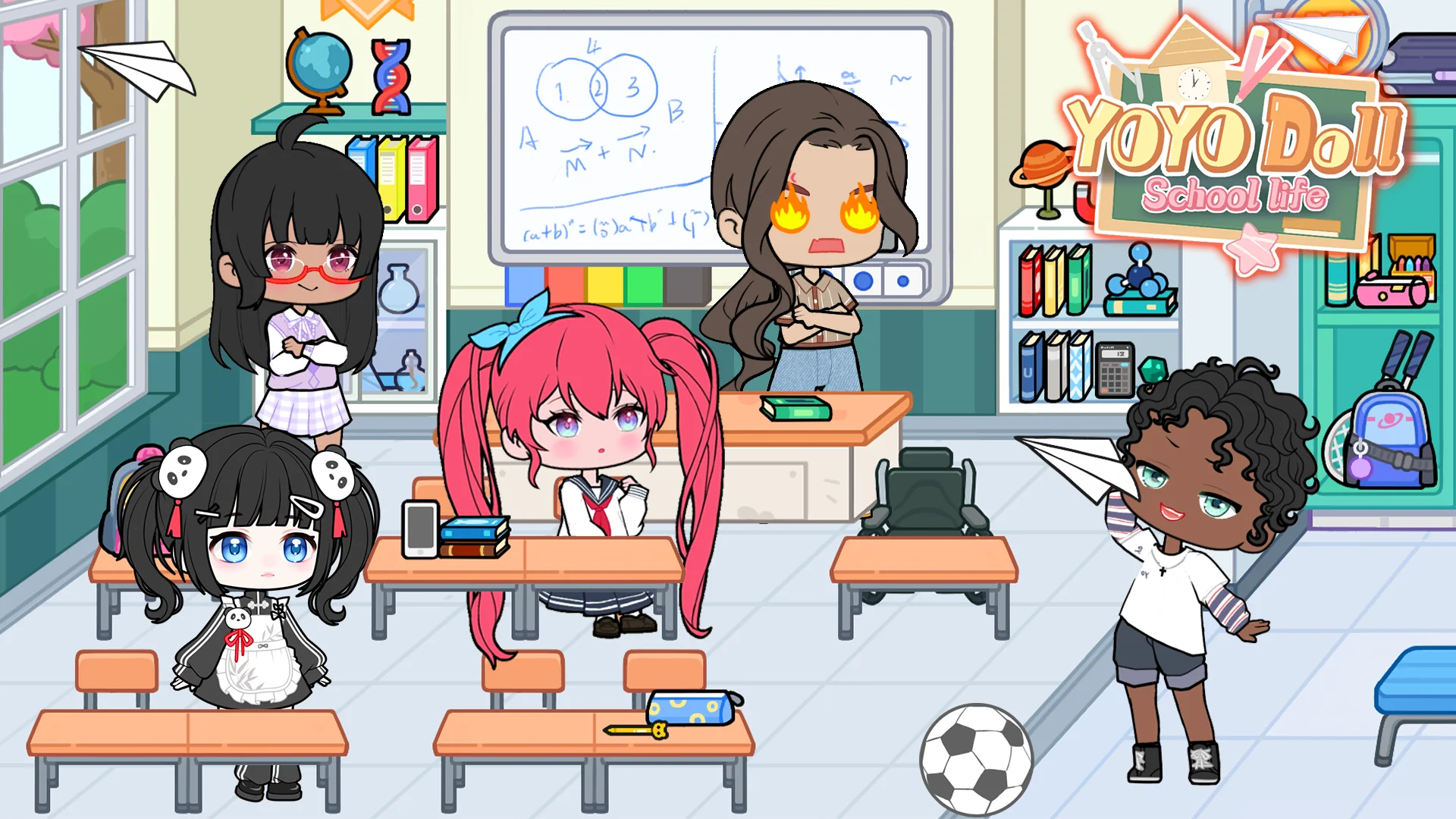 YOYO Doll School life Dress up (apk) download for Android