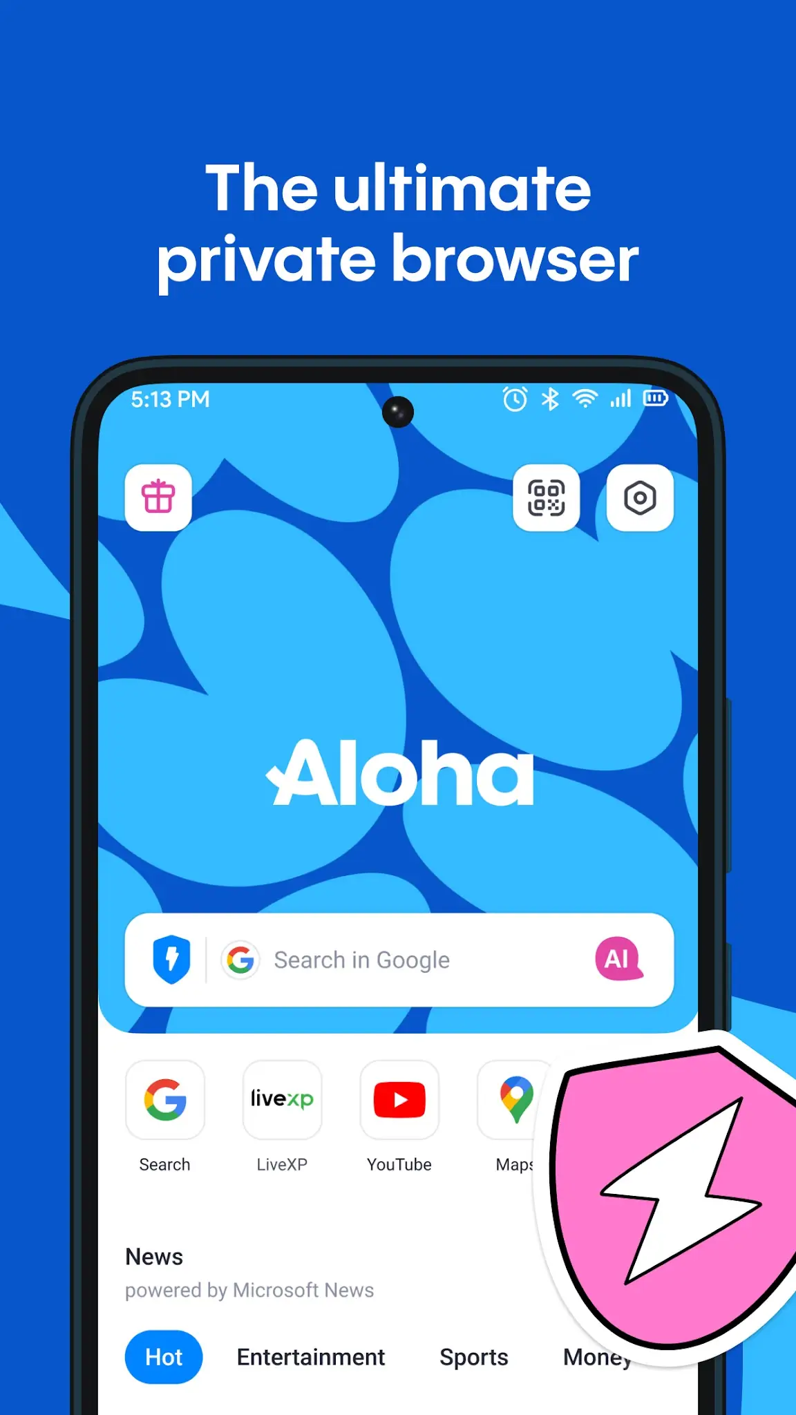 免费下载Aloha Browser + 私人VPN APK - 最新 Android