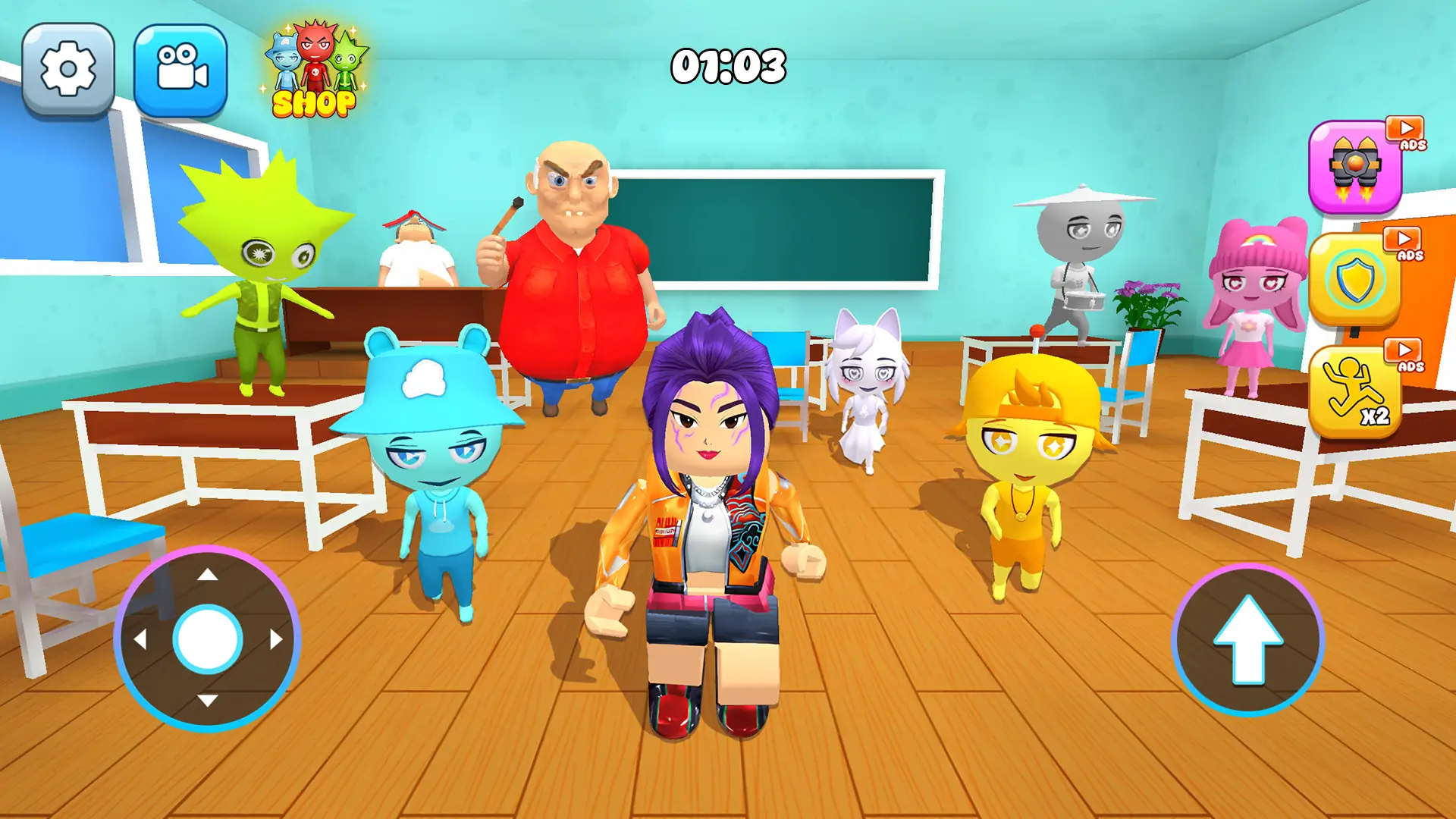 Monster School Breakout Obby (apk) download for Android
