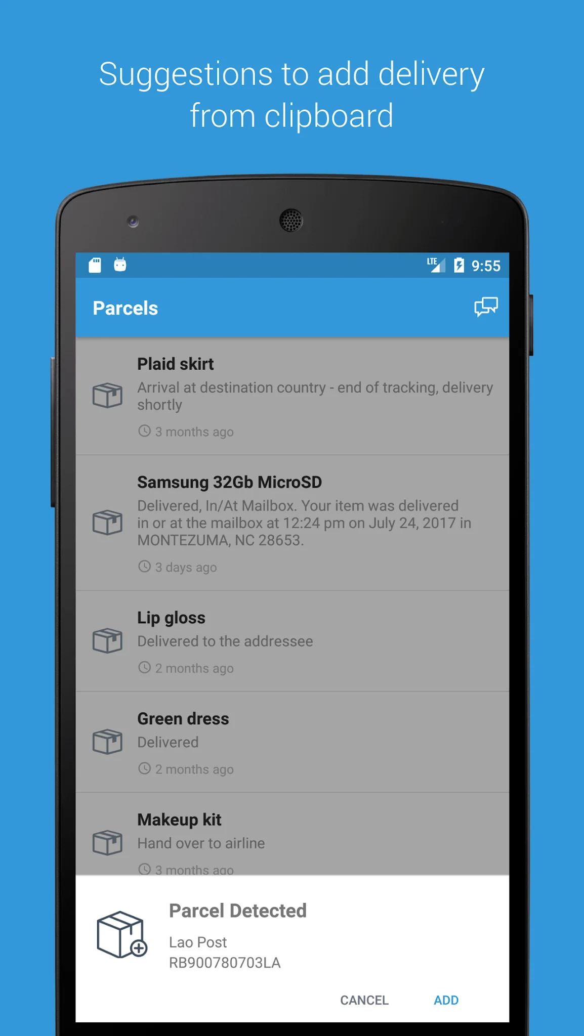 Parcels: Track Online Orders (apk) download for Android